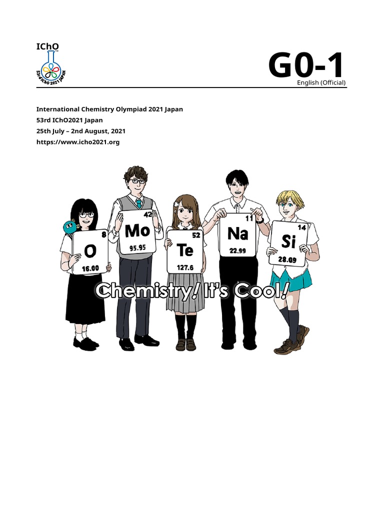International Chemistry Olympiad 2021 Japan 53Rd Icho2021 Japan 25Th ...