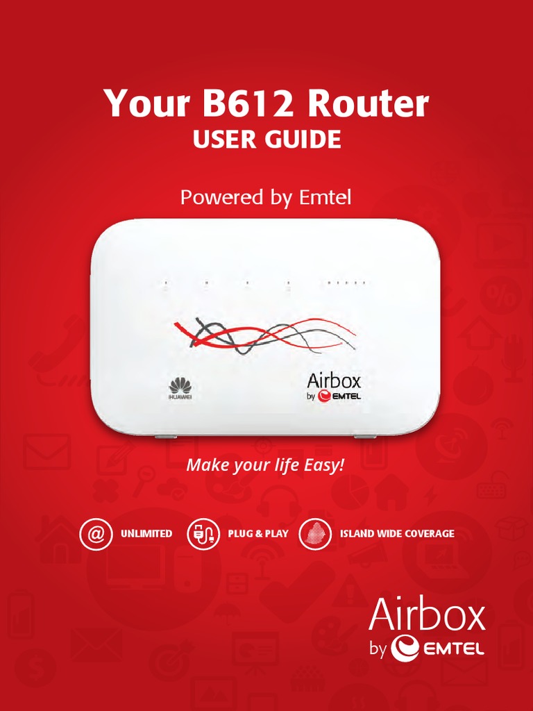 Airbox b612 Router User Guide | PDF | Wi Fi | Computer Network