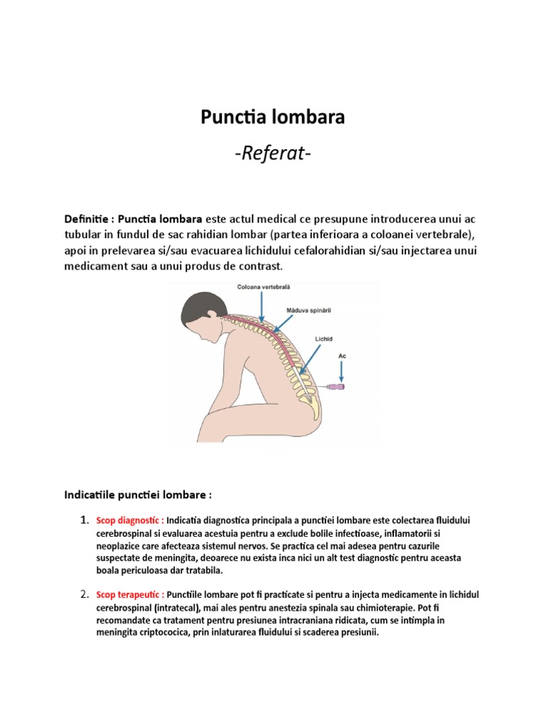 Punctia Lombara | PDF