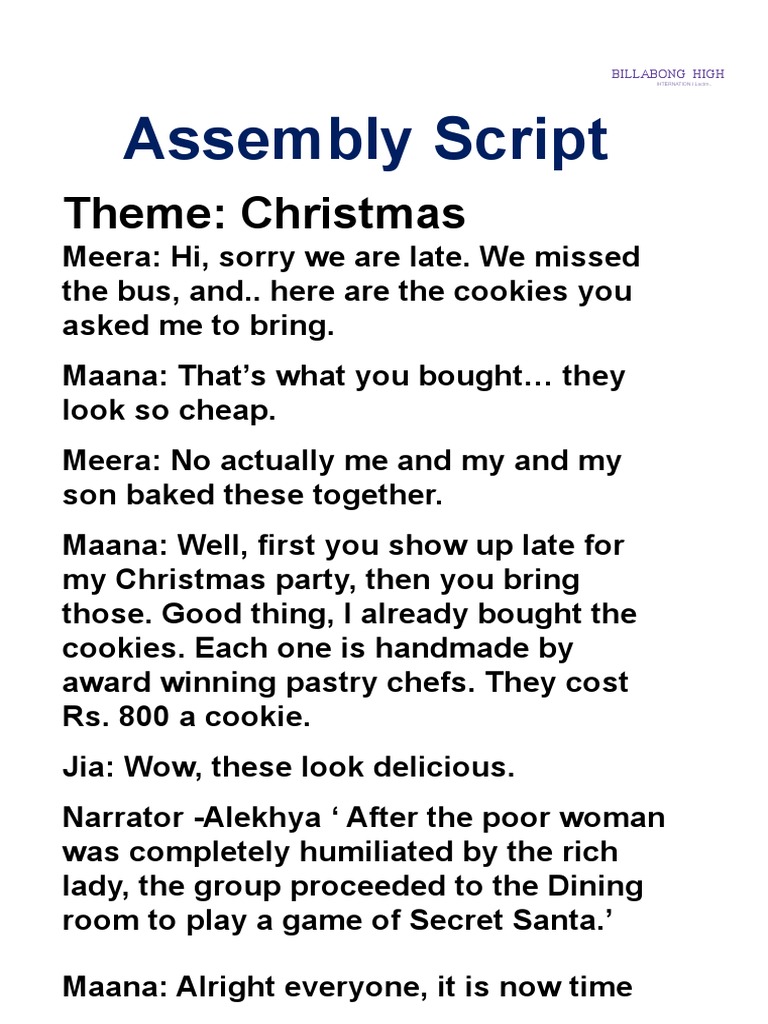 Assembly Script | PDF