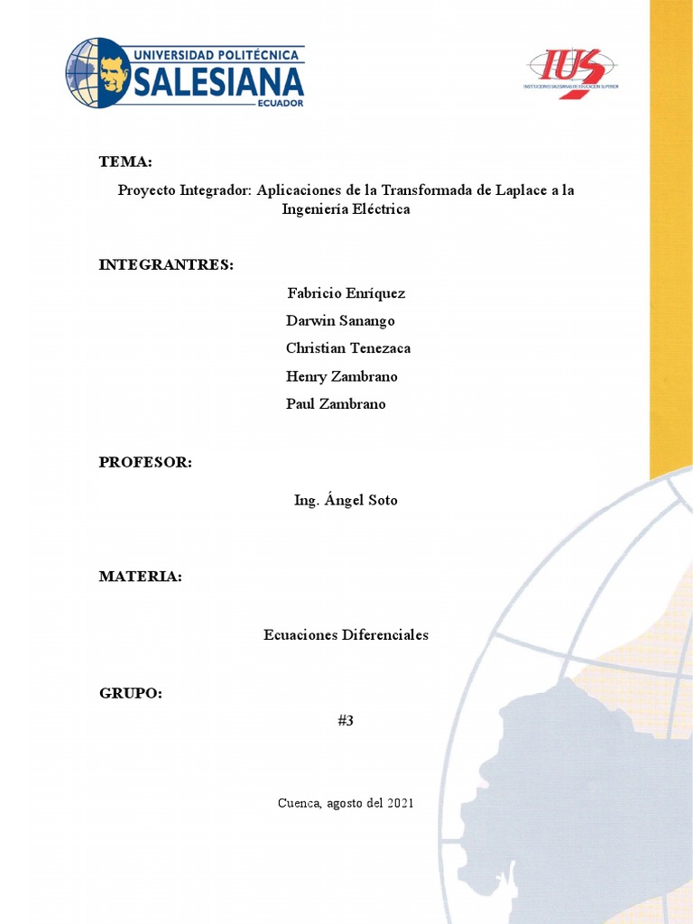 Proyecto Integrador Final | PDF | Condensador | Resistencia Eléctrica y Conductancia