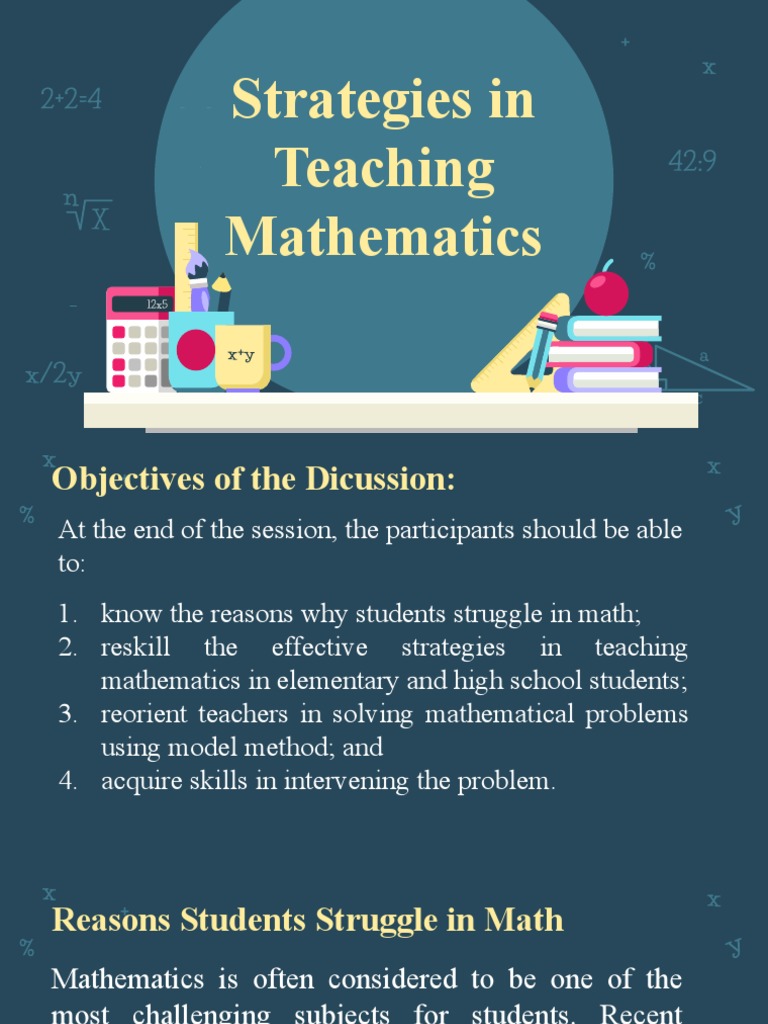 Strategies in Mathematics | PDF | Teaching Method | Mathematics