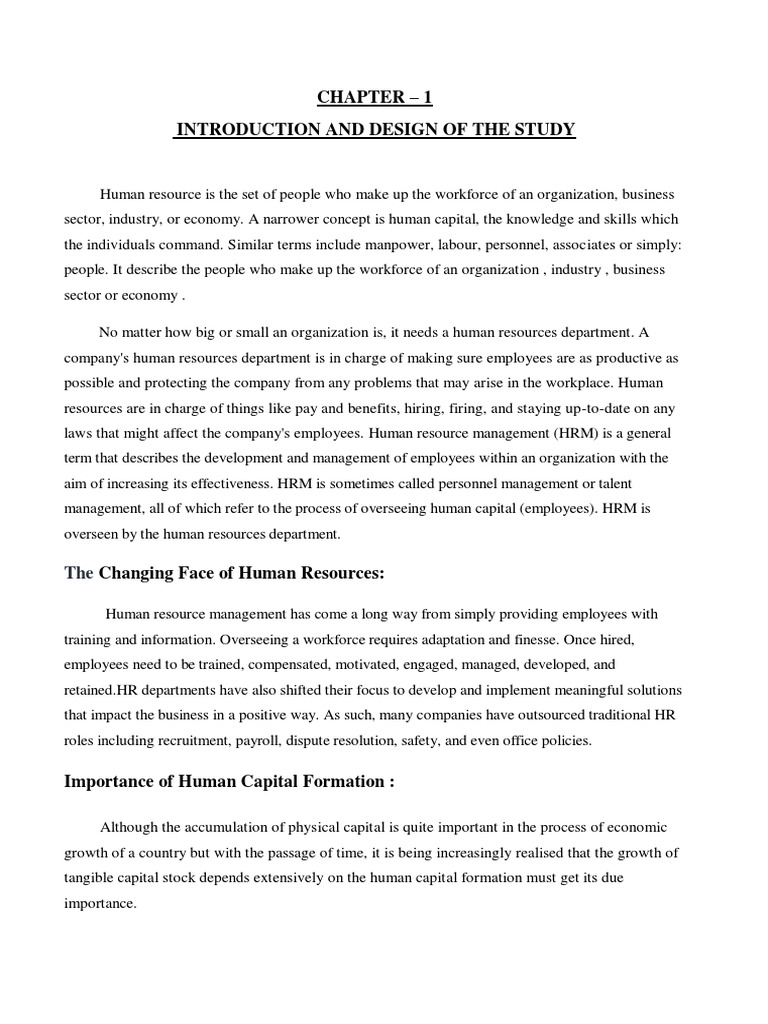 Understanding the Importance of Human Resource Management and ...