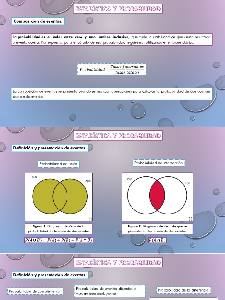 Estadística y Probabilidad - Bloque III | PDF | Probabilidad | Matemáticas
