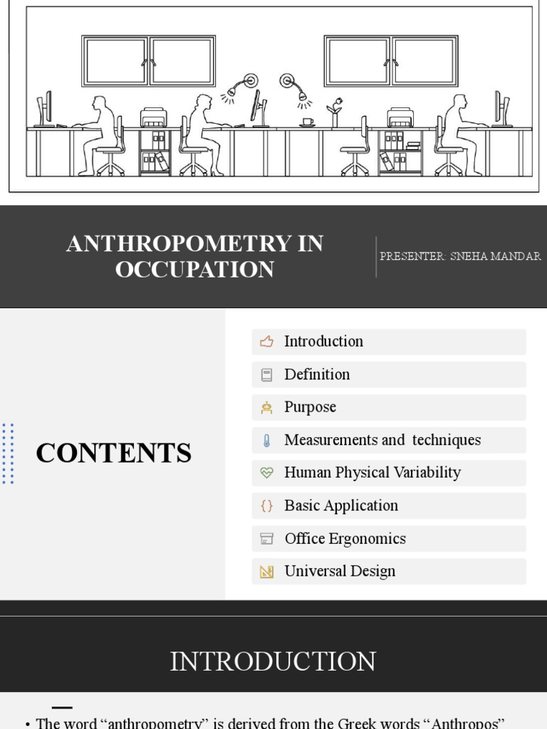 ANTHROPOMETRY | PDF | Anthropometry | Human Factors And Ergonomics