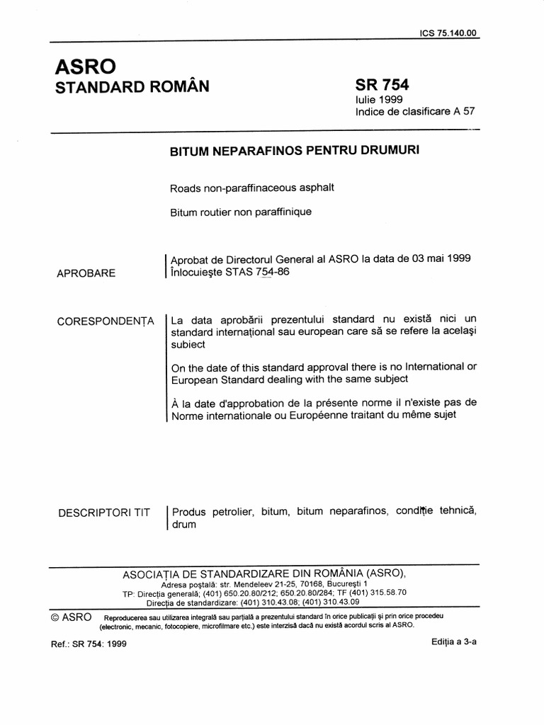 SR 754-99 Bitum | PDF