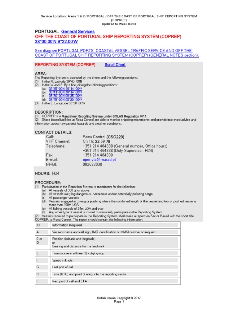 COPREP | PDF | Ships | Transport