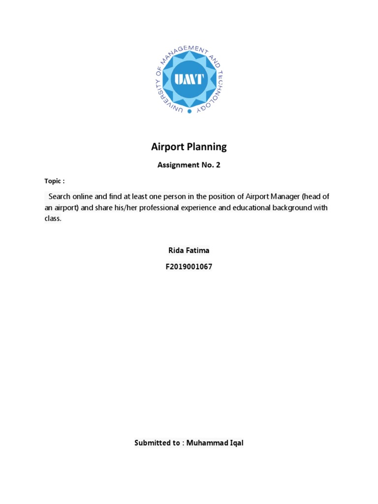 Airport Planning | PDF | Aviation | Transport
