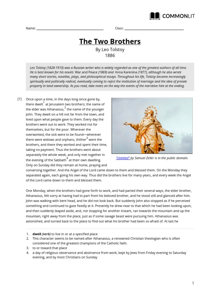 The Two Brothers-Teacher-12 | PDF | Leo Tolstoy