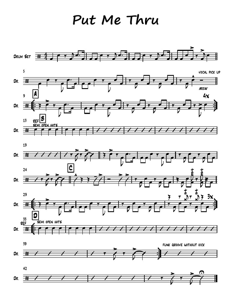 Put Me Thru | PDF