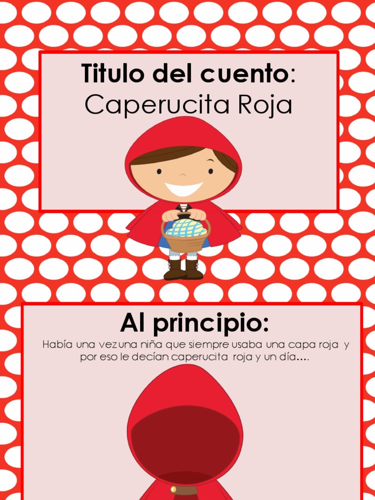 Caperucita Roja: Cuento Resumido PDF | PDF | Poesía | Ficción general