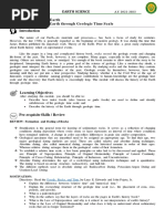 LESSON 6 Earths History | PDF | Geologic Time Scale | Geology