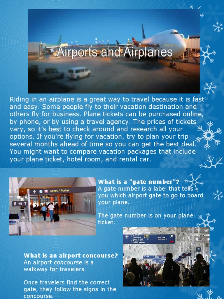 Airline Travel Lesson | PDF
