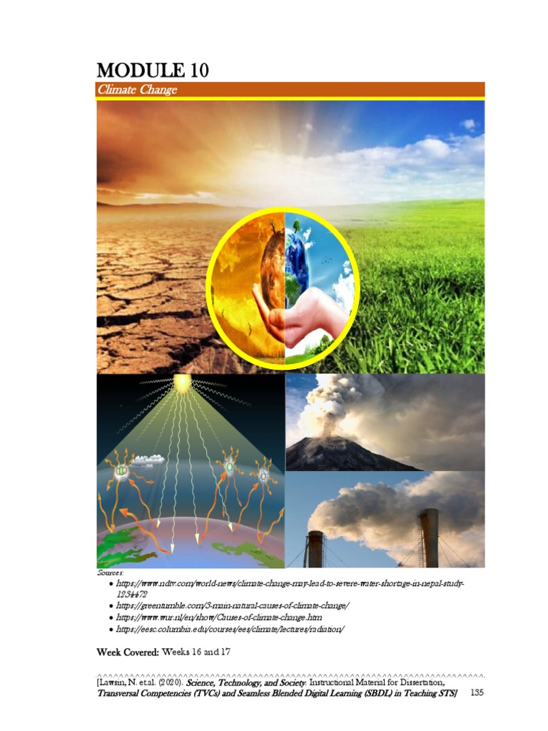 Sts Module10 Climate Change Pdf Greenhouse Gas Ozone Depletion