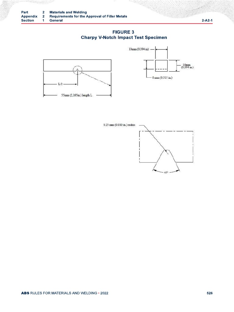 ABS - Charpy V-Notch Impact Test Specimen | PDF