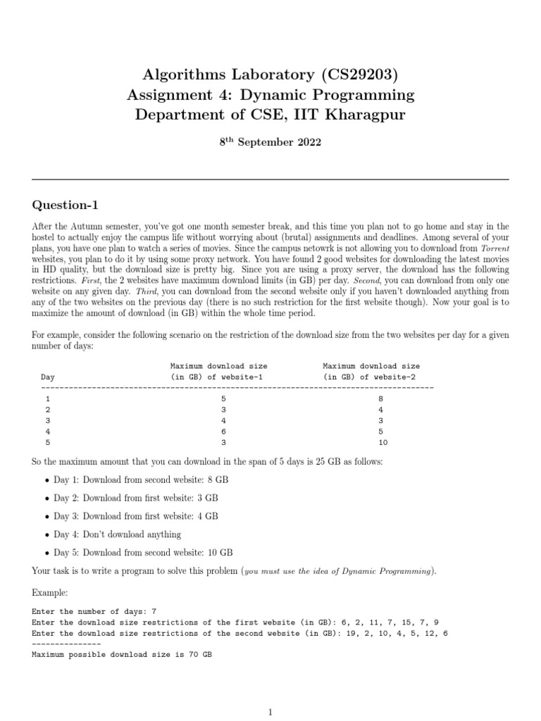 Assignment 4 | PDF | Computational Complexity Theory | Computational Science