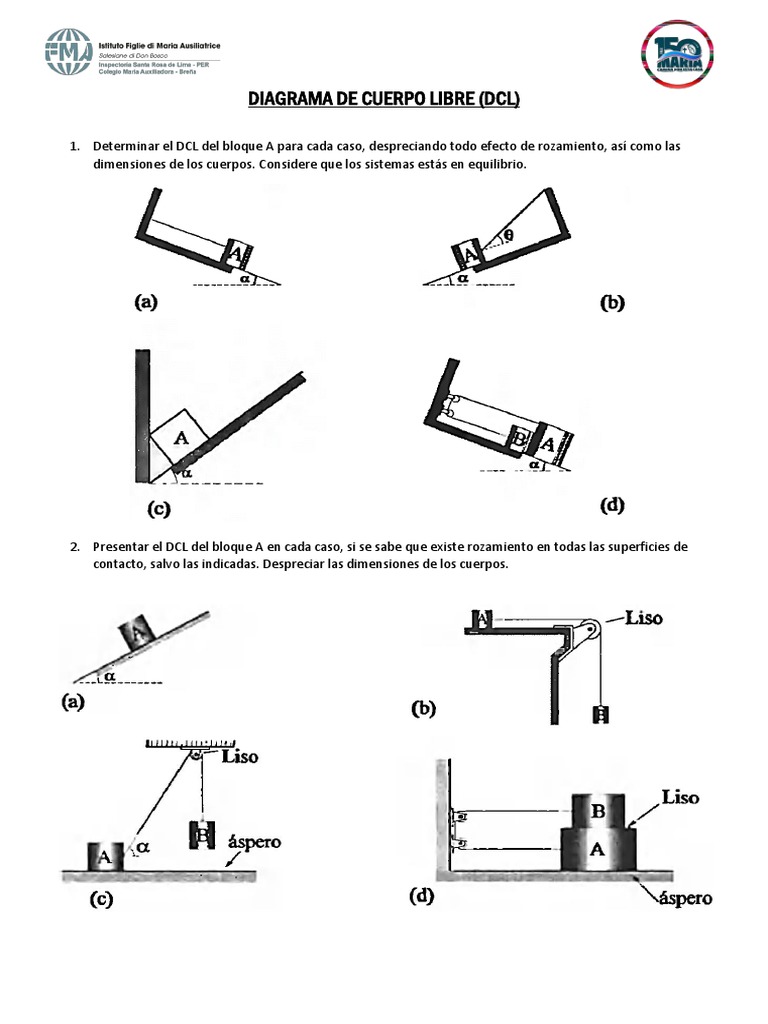 Diagrama De Cuerpo Libre Dcl Pdf
