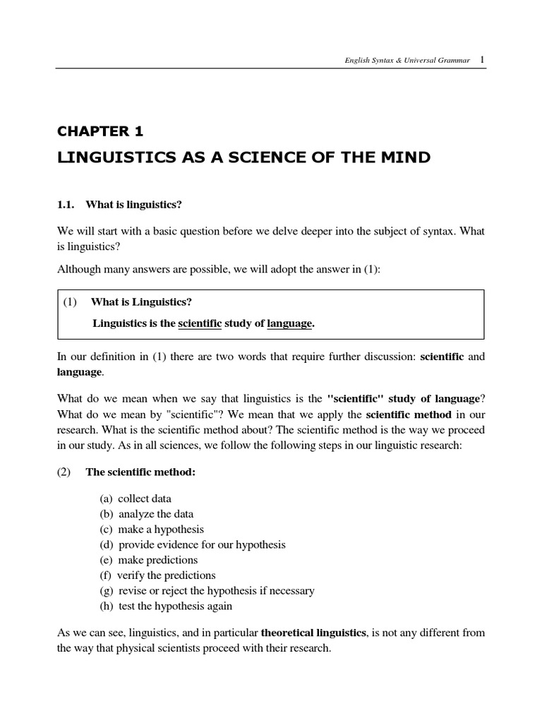 Layout Chapter 1+ pp1-17 | PDF | Linguistics | Language Acquisition