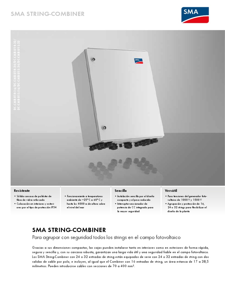 Ficha Técnica de String Box | PDF