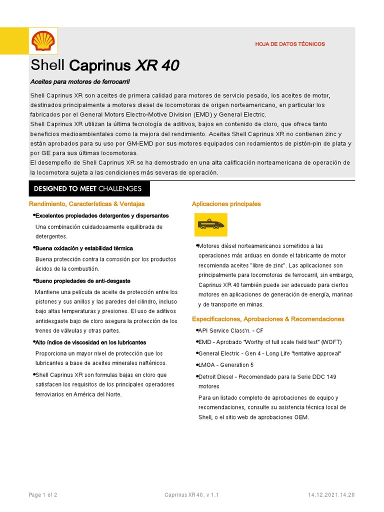 Caprinus XR 40 | PDF | Sustancias químicas | Química