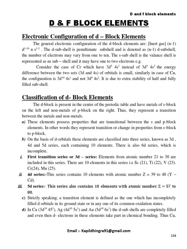 Understanding the Electronic Configuration, Classification, Properties ...