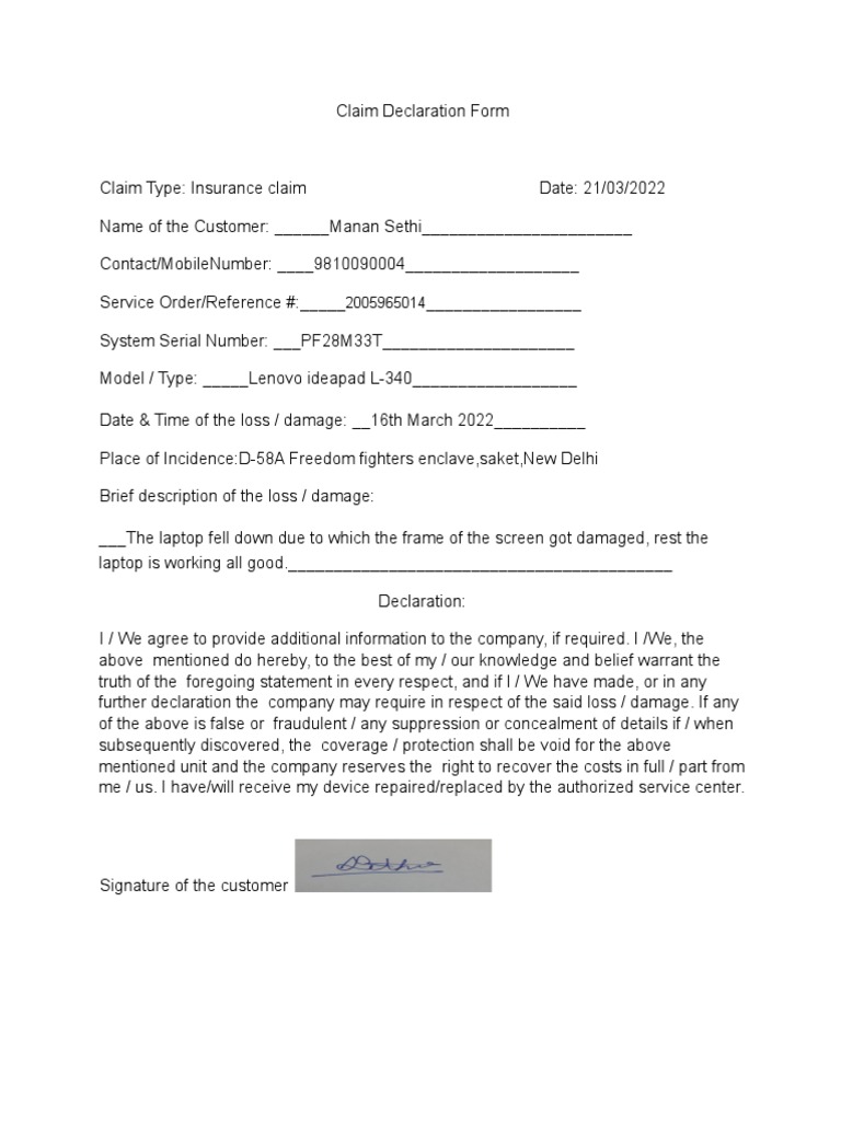 ADP Format Printable | PDF