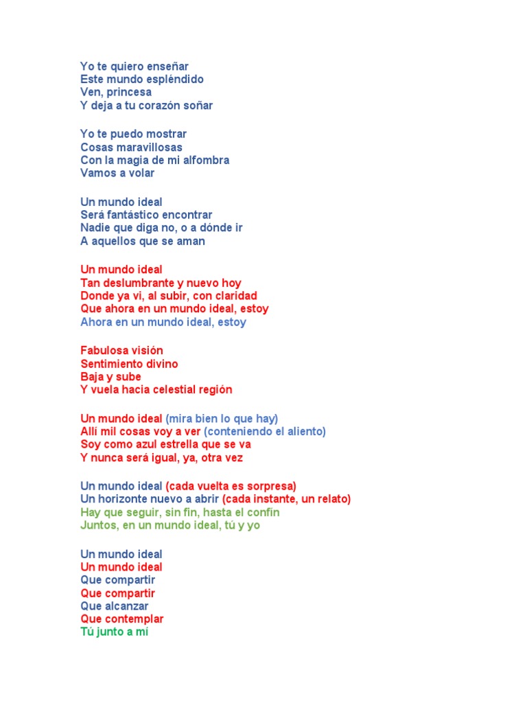 Un Mundo Ideal | PDF