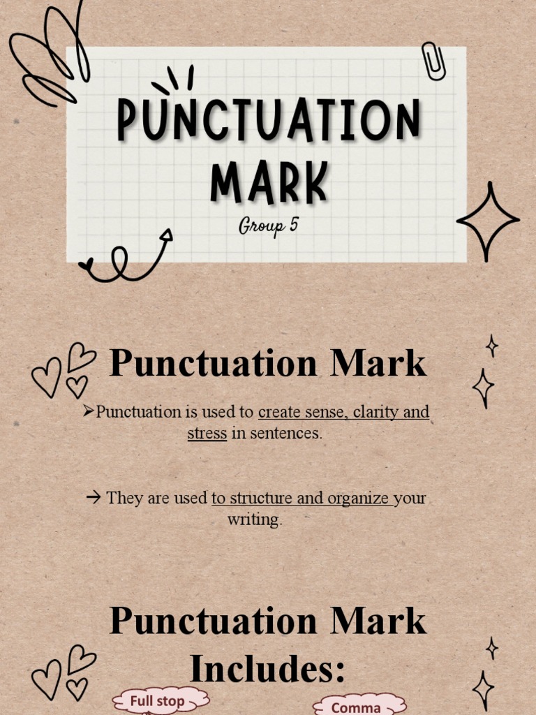 Punctuations | PDF | Language Arts & Discipline
