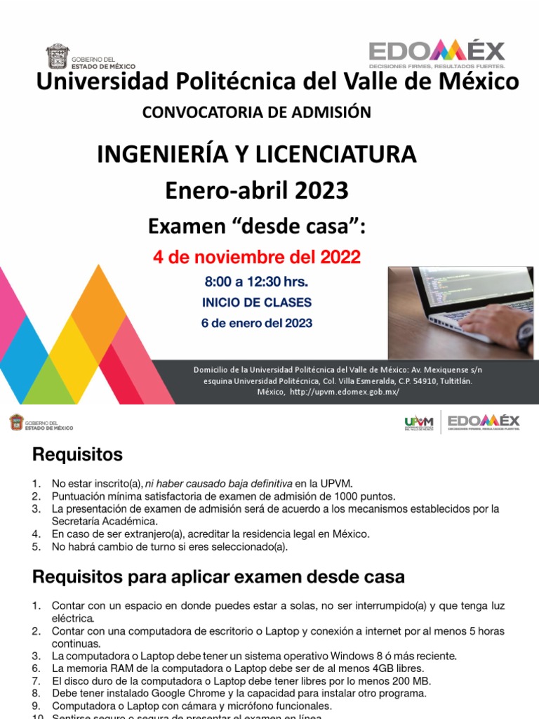 UPVM PDF CONV2023-1LicenciaturaEnLinea | PDF | Ingeniería | Logística