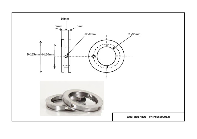 10mm Lantern Ring Dimensions and Specs | PDF