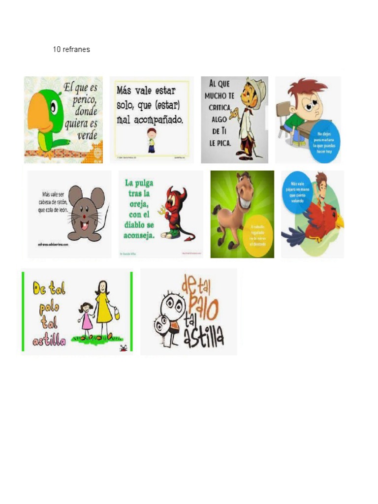 10 Refranes | PDF