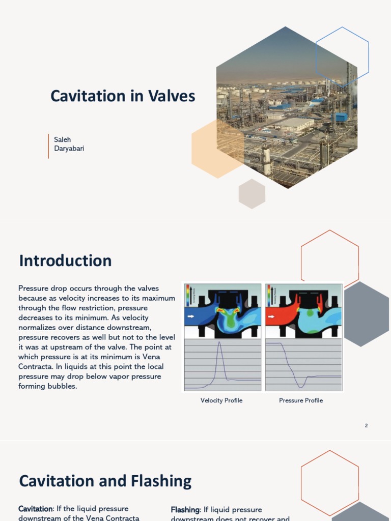 Valve Cavitation | PDF | Chemistry | Chemical Engineering