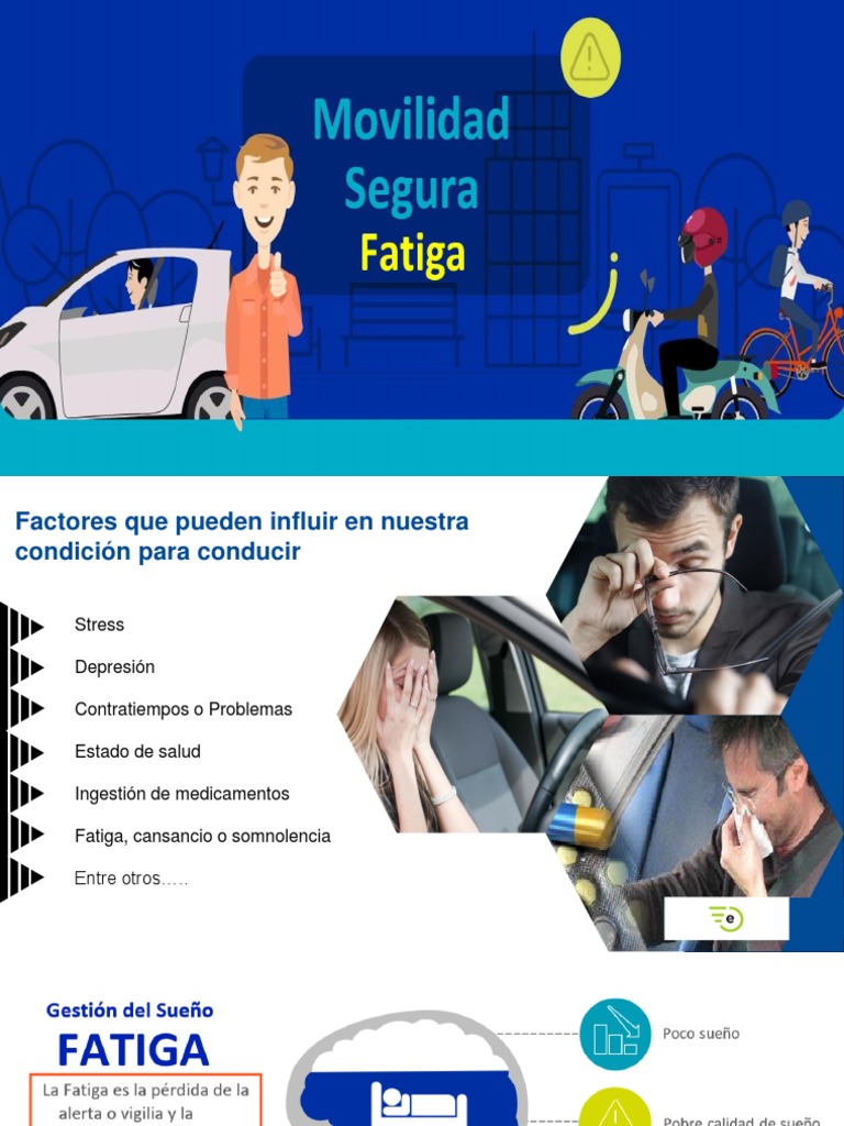 4 FLYER Seguridad Vial Fatiga La Importancia Del Descanso | PDF