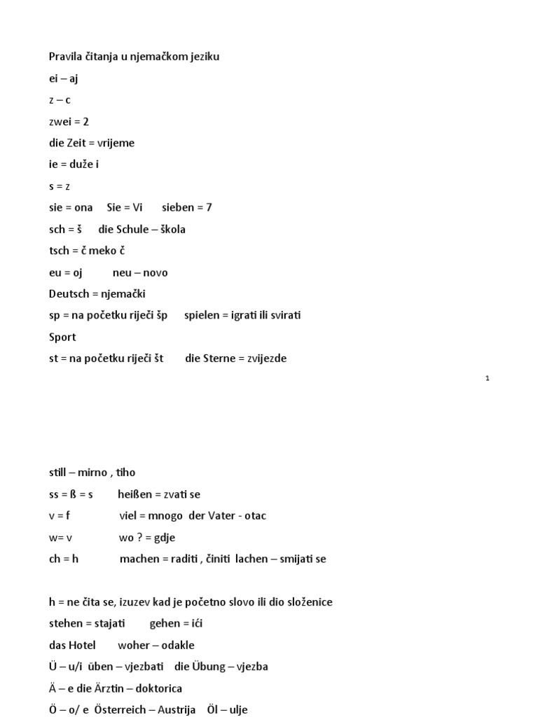 Prvi Dio Pripreme Za Kurs A1 Pokus | PDF