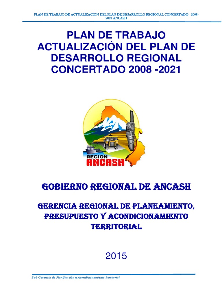 Plan Actualización Del PDRC | PDF | Planificación | Ciencias Políticas