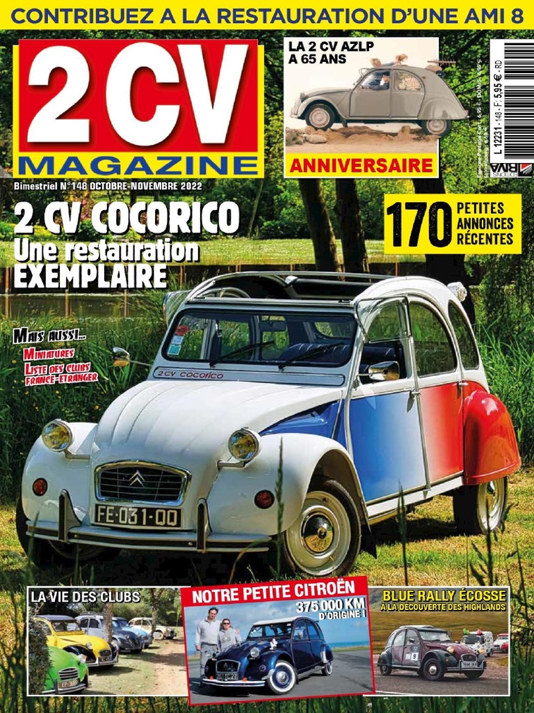 2 CV Magazine - 01 Octobre 2022 | PDF