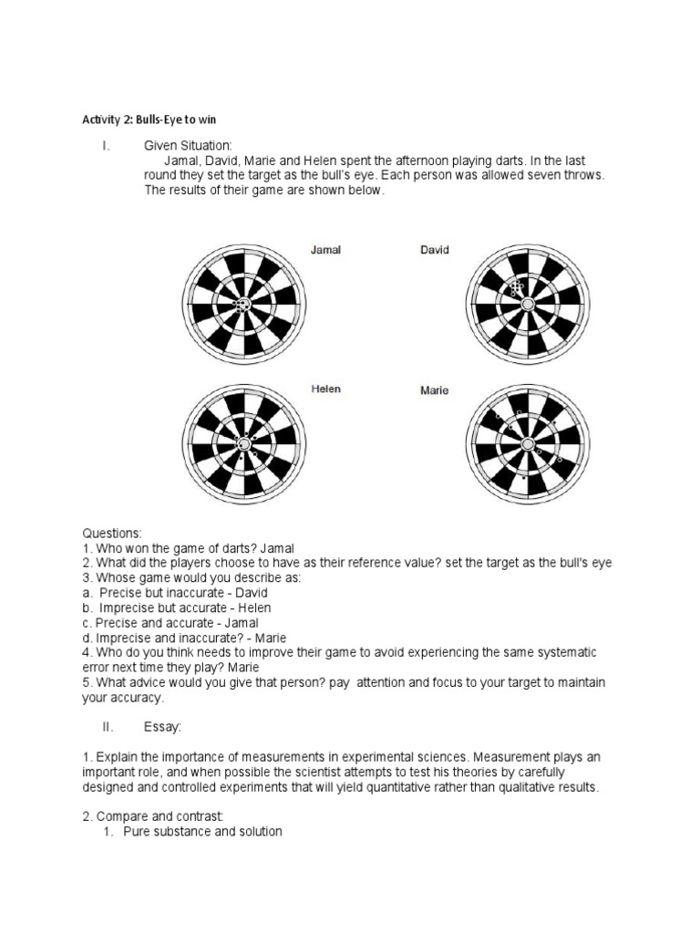 GENCHEM 1 - Week 2 - Activity 2 | PDF | Science & Mathematics