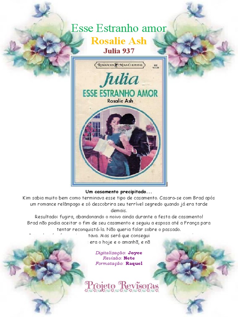 Rosalie Ash - Esse Estranho Amor (Julia 937) | PDF | Amor | Tempo