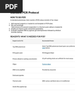 Q5 High-Fidelity PCR Protocol Guide | PDF | Polymerase Chain Reaction ...