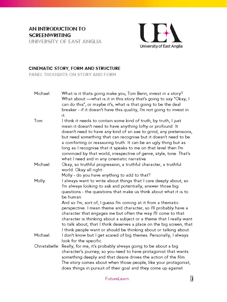 Screenwriting Essentials Unveiled | PDF