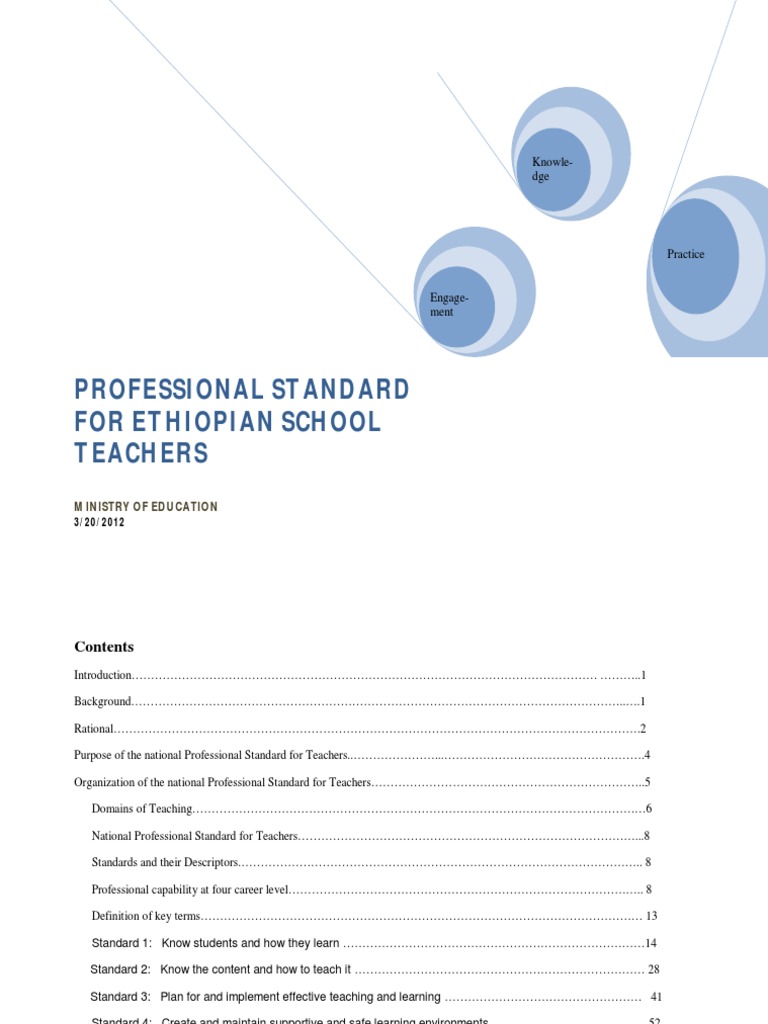 Teachers Professional Standards | PDF | Teaching Method | Teachers
