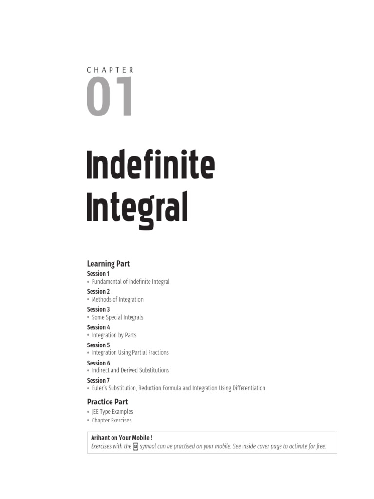Arihant Integral Calculus | PDF | Integral | Trigonometric Functions