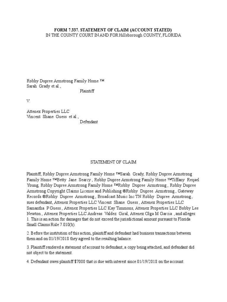 Claims of Statements 1.20.2023.137221969 | PDF | Justice | Crime & Violence