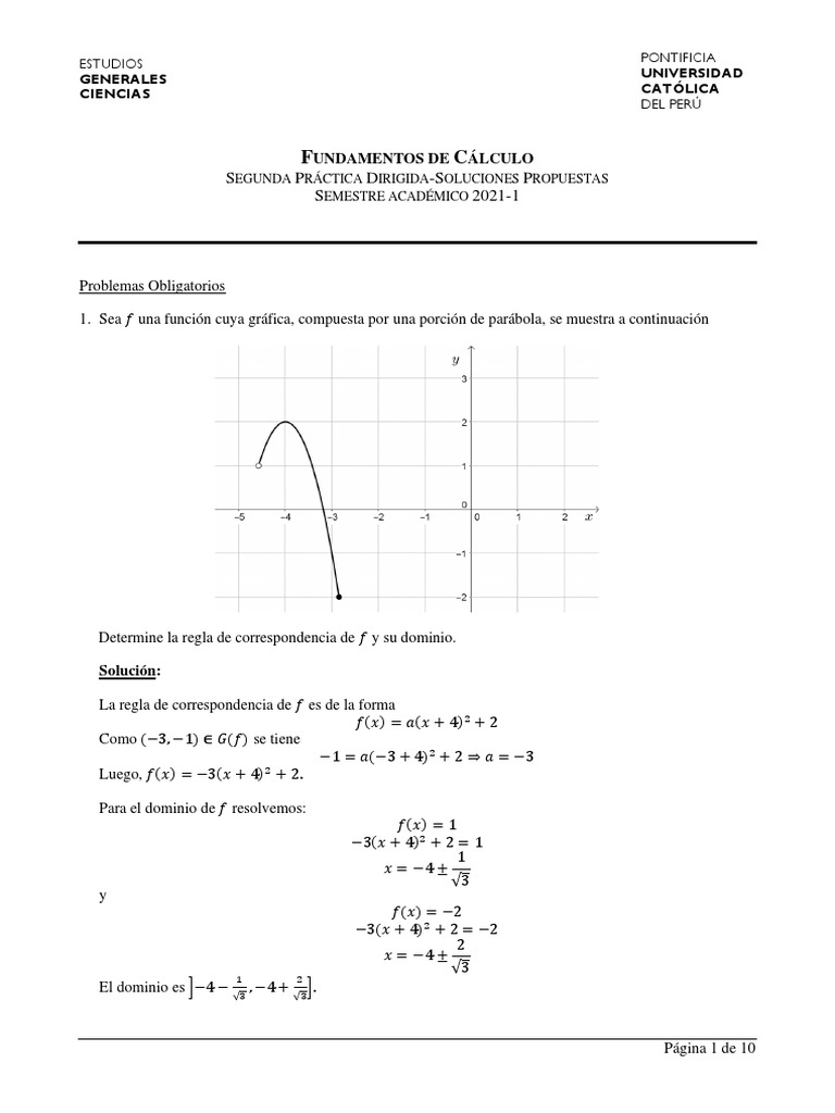 P2 2021 1.V.F Solución | PDF | Función (Matemáticas) | Análisis matemático