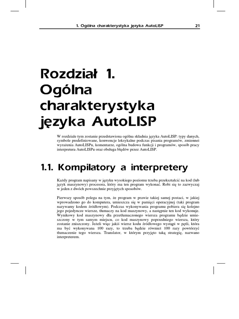 AutoLISP. Praktyczny Kurs | PDF