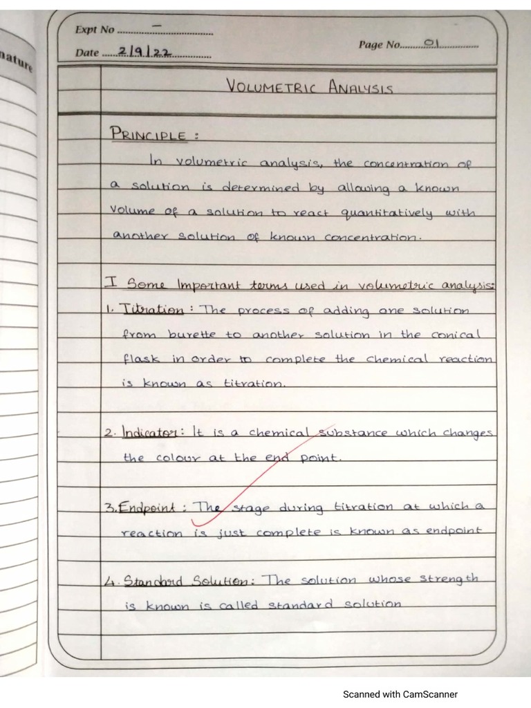 Chemistry Record For Practicals | PDF