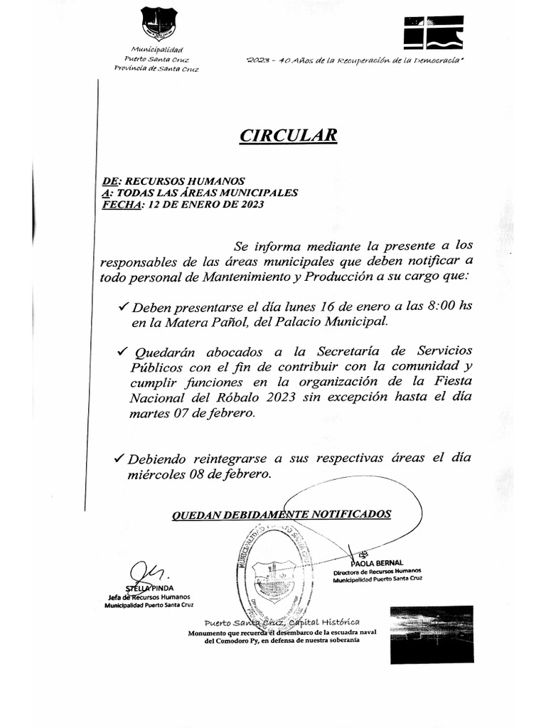Circular 2023 | PDF