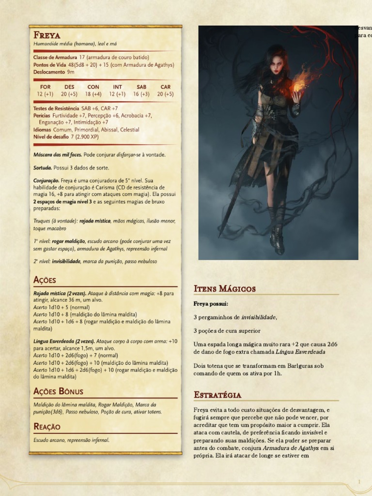 Freya - D&D 5E | PDF