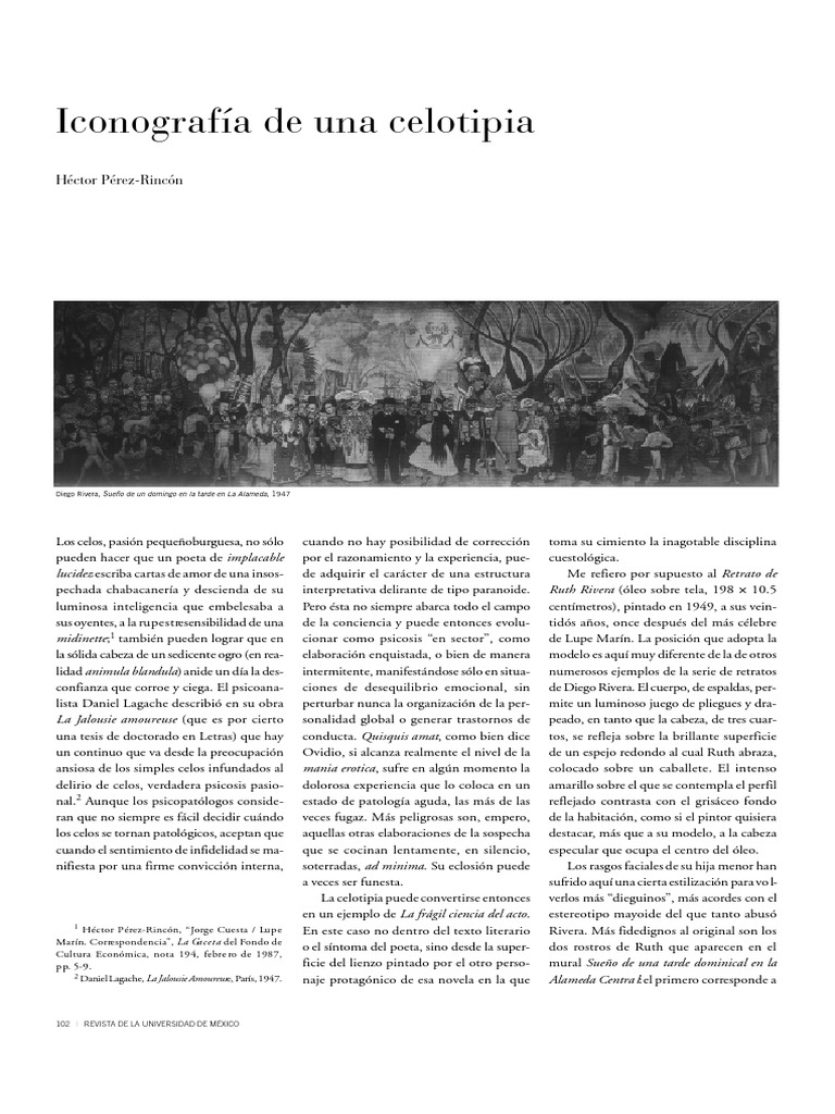 Iconografia de Una Celotipia | PDF
