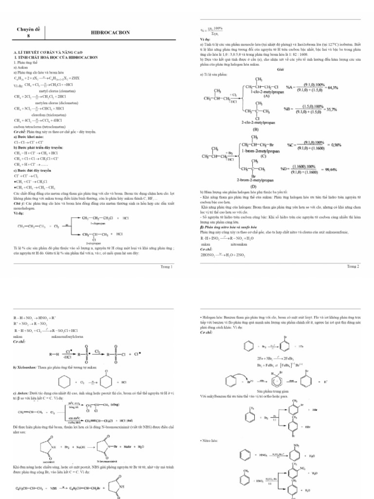 hidrocacbon - Google Tài liệu | PDF